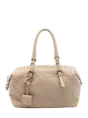 Bottega Veneta Bottega Veneta 2000s Intrecciato Shoulder Bag Neutrals