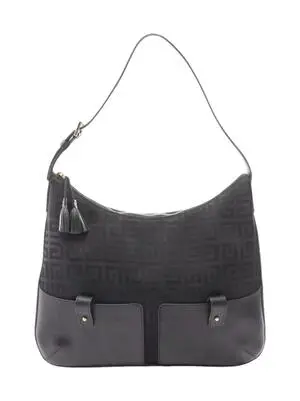 Givenchy 4g Jacquard Shoulder Bag - Black
