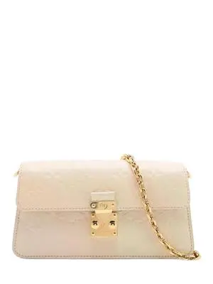LOUIS VUITTON Louis Vuitton Monogram Empreinte Metis Wallet On Chain Crossbody Bag Neutrals