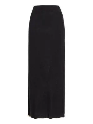 THIRD FORM Bound Knit Midi Skirt - Black