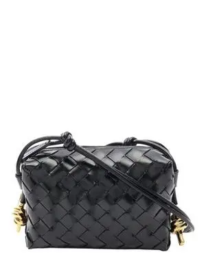 BOTTEGA VENETA 2020s Mini Intrecciato Loop Cross Body Bag