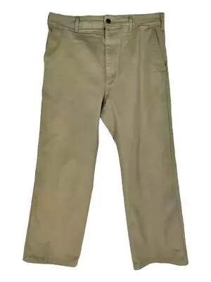 Celine Straight-leg Trousers With Belt Loops - Neutrals