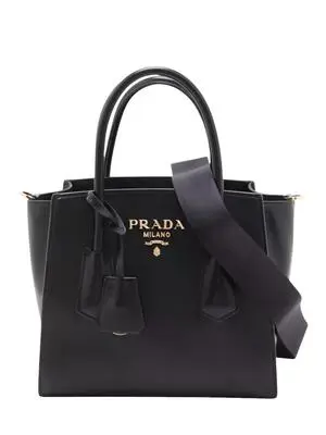 Prada 2013-2026 Leather Satchel - Black