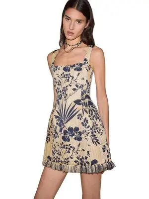 Alexis Marlo Cotton-blend Mini Dress - Multi