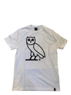 OVO Felt Applique Og Owl T-shirt - White