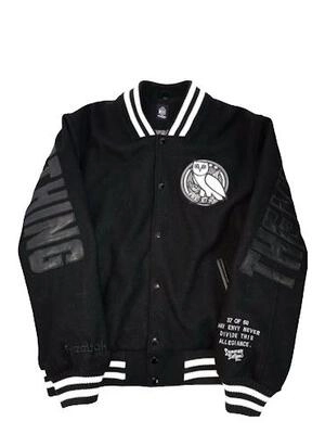 REEBOK X Ovo X Freebandz Varsity Jacket - Black