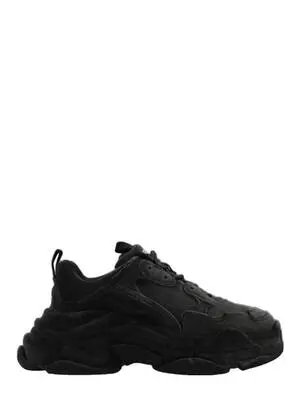 Balenciaga Triple S Lace-up Sneakers - Black