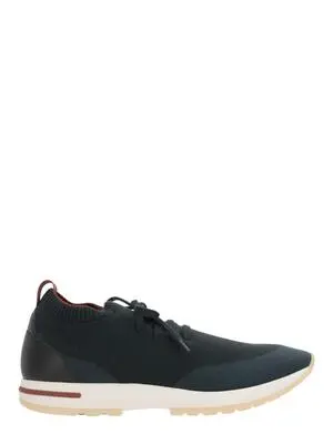 Loro Piana Low Top Lace-up Sneakers - Black