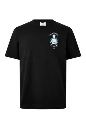 Casablanca Printed T-shirt - Black
