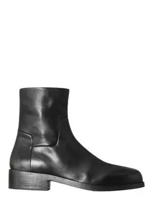Marsèll Round Toe Ankle Boots - Black