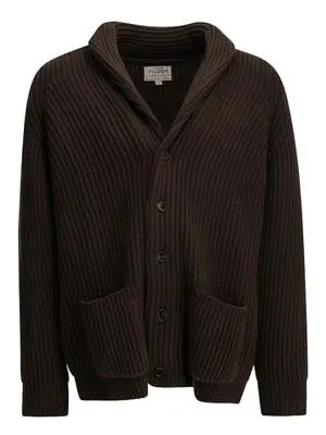 FILSON Filson Long Sleeve Single-Breasted Shawl Collar Cardigan