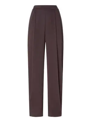 Pinko Tailored Trousers With Elastic Waist - Brown