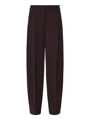 Andamane Tracy Low Rise Maxi Pants With Belt Loops And Pocket Details - Black
