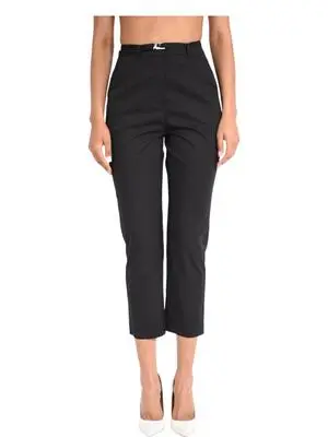 Patrizia Pepe Cigarette Trousers - Black