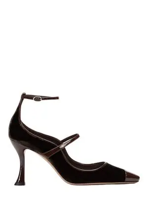 ALEXANDRE BIRMAN Tita Wave 85 Stiletto Heel Pumps - Brown
