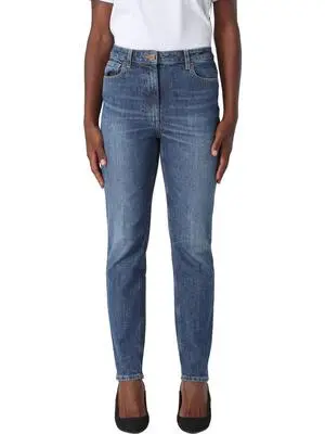 Elisabetta Franchi Straight Leg Jeans - Blue