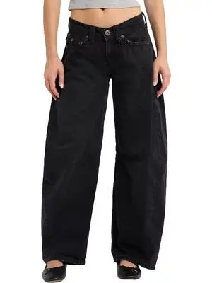 BDG URBAN OUTFITTERS Kayla Low Rise Cocoon Jeans - Black