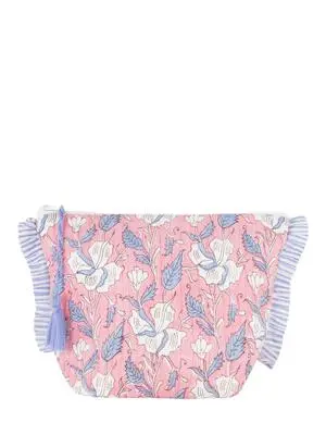 MER ST. BARTH La Plage Ruffle Pouch - Pink