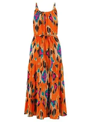 MER ST. BARTH Sabine Maxi Dress - Orange