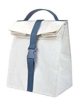 OUT OF THE WOODS Paper Sack Lunch Cooler - White