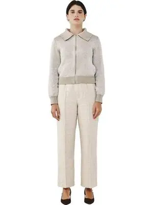 A.SHIMUS A.SHIMUS Sequin-Kissed Cotton Cardigan Olive