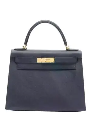 Hermès Hermès 28 Kelly Handbag Blue