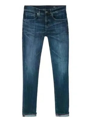 DONDUP Slim-fit Faded Jeans - Blue