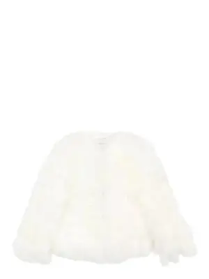 ERMANNO FIRENZE Faux-fur Coat - White