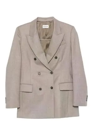 P.a.r.o.s.h Double-breasted Peak-lapel Jacket - Neutrals