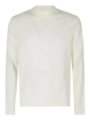 ROBERTO COLLINA Roberto Collina Fine Knit Mock Neck Sweater Neutrals