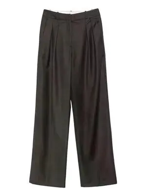 Loulou De Saison Pleated Trousers - Brown
