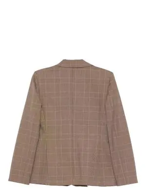 I BLUES Prince Of Wales Check Blazer - Brown