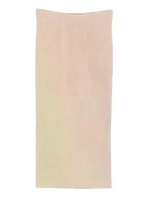 Malo Ribbed-knit Pencil Midi Skirt - Neutrals