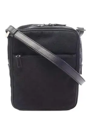 Gucci Gg Canvas Cross Body Bag - Black