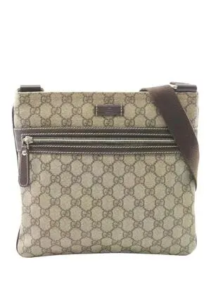 Gucci Gg Supreme Canvas Cross Body Bag - Neutrals
