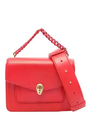BVLGARI Serpenti Forever Chain Handbag - Red
