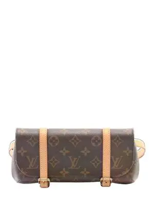 LOUIS VUITTON 2005 Pochette Marelle Monogram Belt Bag - Brown