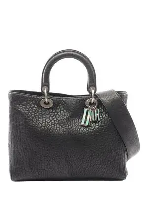 Dior Diorissimo Leather Tote Bag - Black