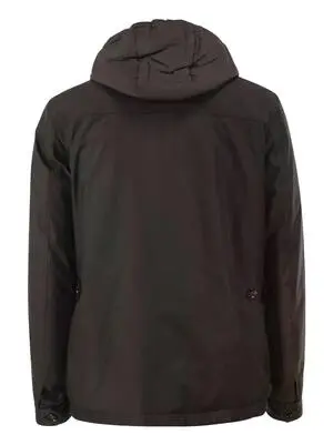 MOORER Moorer Hooded Field Jacket Brown