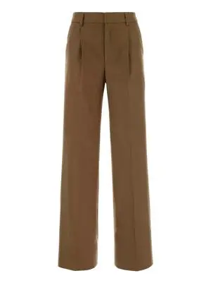 PT TORINO Lola Pleated Trousers - Brown
