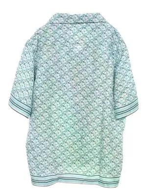 Dior 2010s Oblique Pixel Shirt - Blue