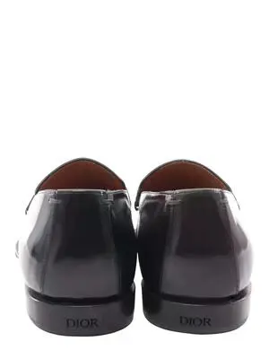 Dior Christian Dior Oblique Penny Loafers Black