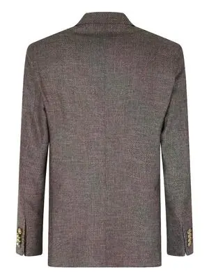 Tagliatore Double-breasted Peak-lapels Blazer - Brown