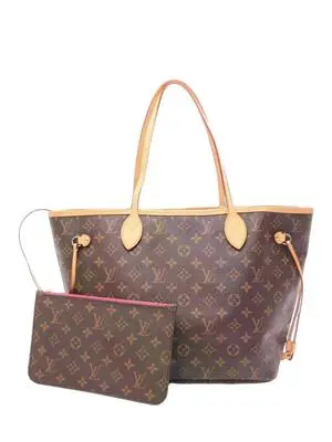 LOUIS VUITTON Louis Vuitton 2021 MM Neverfull Tote Bag Brown