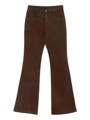 ELEH Wide-leg Jeans In Dark - Brown