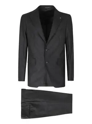 Tagliatore Single-breasted Buttoned Suit - Grey