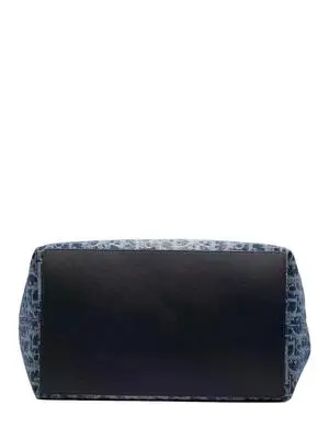 DIOR Christian Dior Medium Oblique Denim Toujours Tote Bag