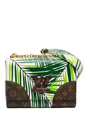 LOUIS VUITTON Louis Vuitton Monogram Palm Print Twist MM Cross Body Bag