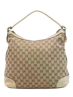 GUCCI Gucci GG Canvas Hobo Satchel