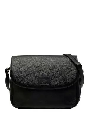 Burberry 20th Century Leather Crossbody Bag - Black